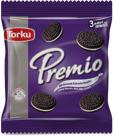 Torku Premio Cocoa Biscuits with Milk Cream | Torku
